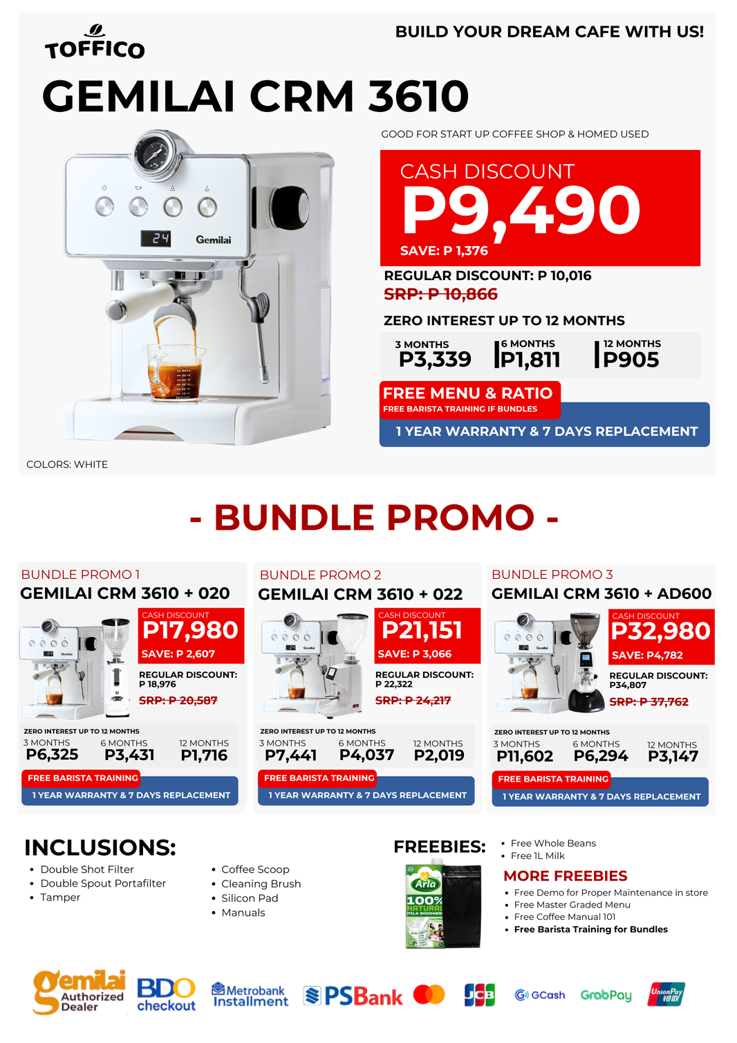 Espresso Machines – Toffico Philippines