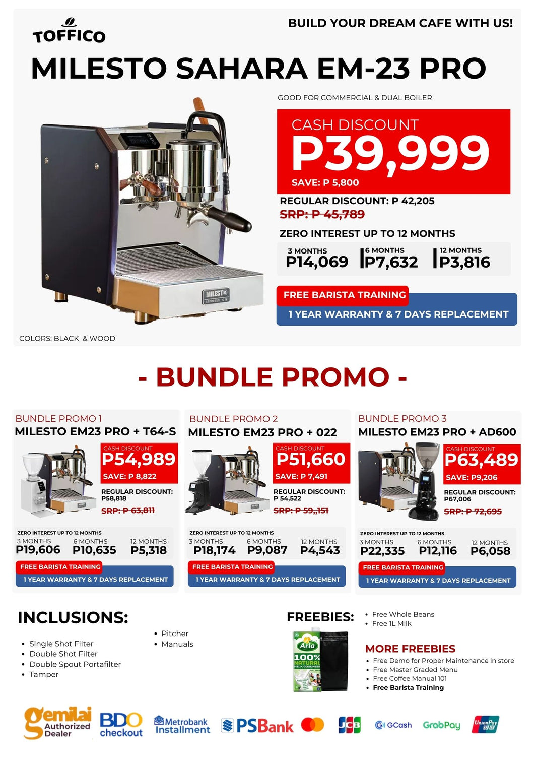 Espresso Machines – Toffico Philippines